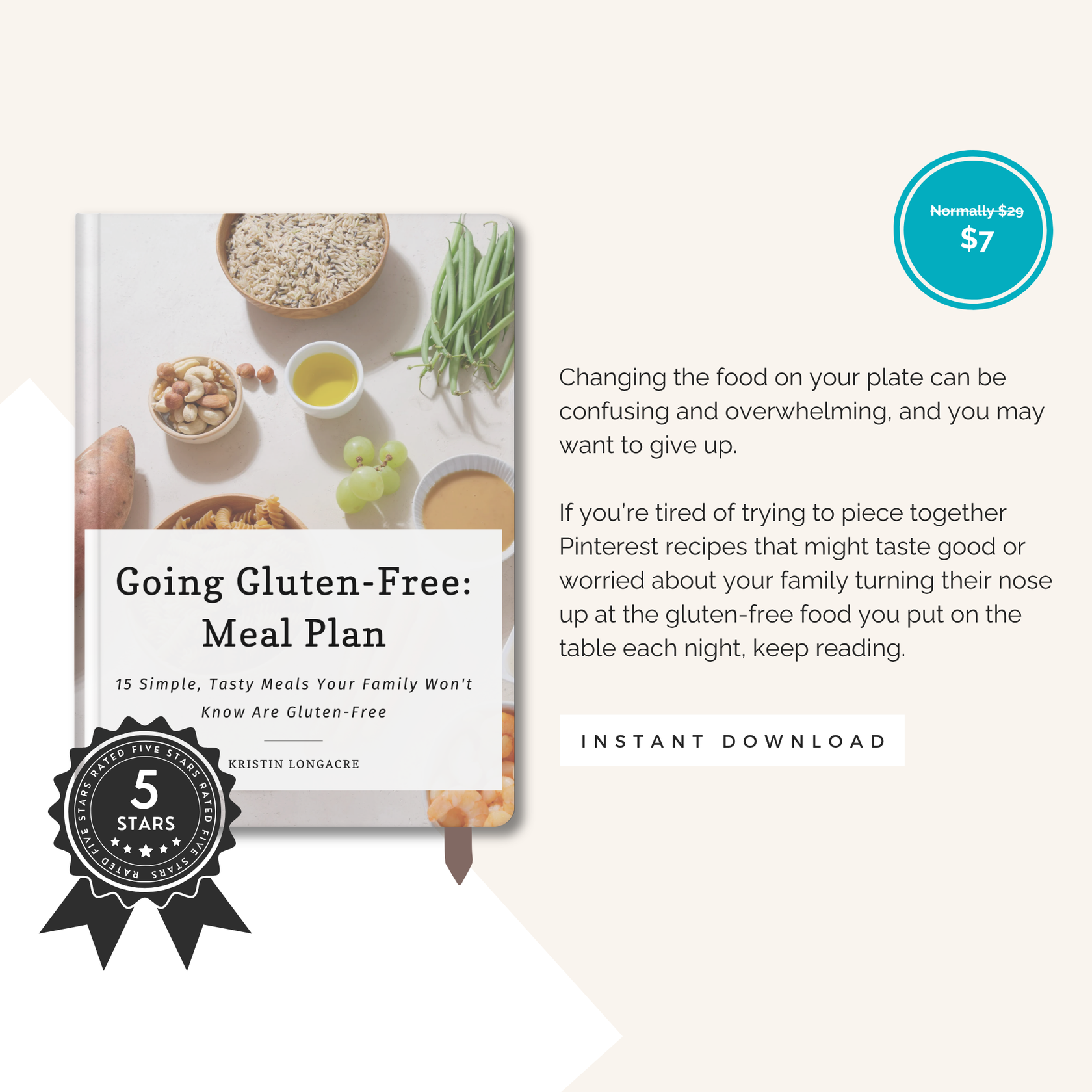 Going Gluten-Free: Meal Plan - Easy Gluten-Free Meal Plan for Busy ...